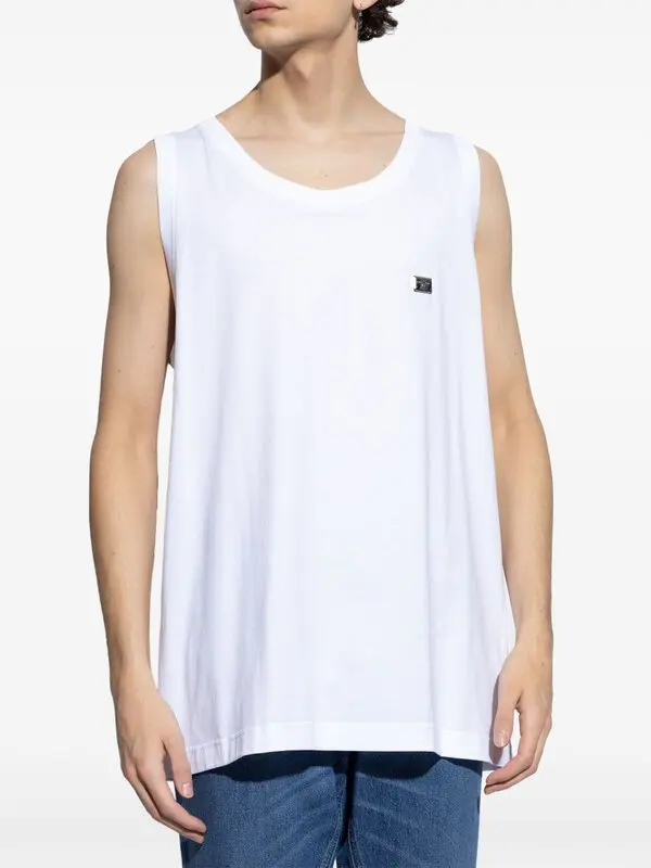 Dolce & Gabbana Logo-patch Tank Top