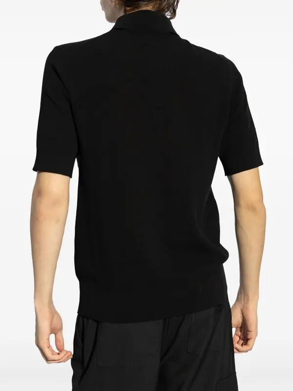 Dolce & Gabbana Cotton Polo Shirt - Black