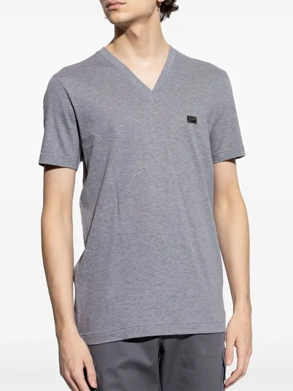 Dolce & Gabbana V-neck T-shirt - Grey