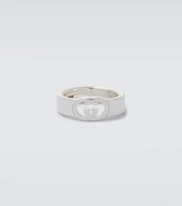 Gucci Interlocking G Sterling Ring - Silver