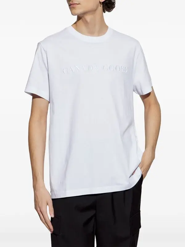 Canada Goose Logo-embroidered T-shirt