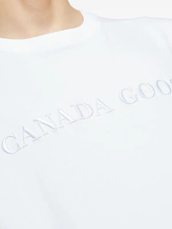 Canada Goose Logo-embroidered T-shirt