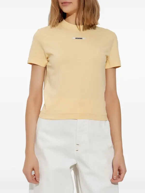 Jacquemus Logo T-shirt - Neutrals