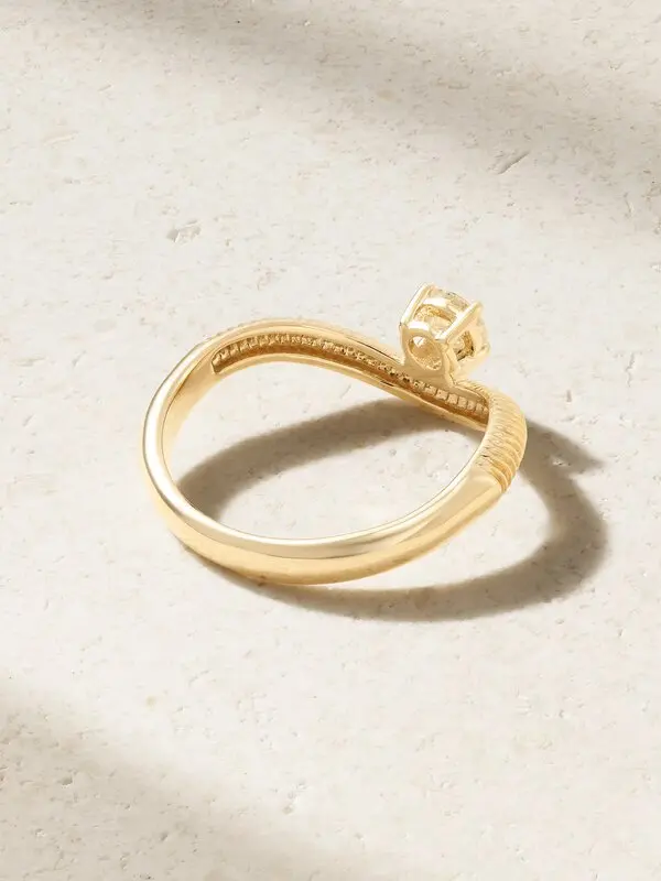 STONE AND STRAND Tina 14-karat Diamond Ring