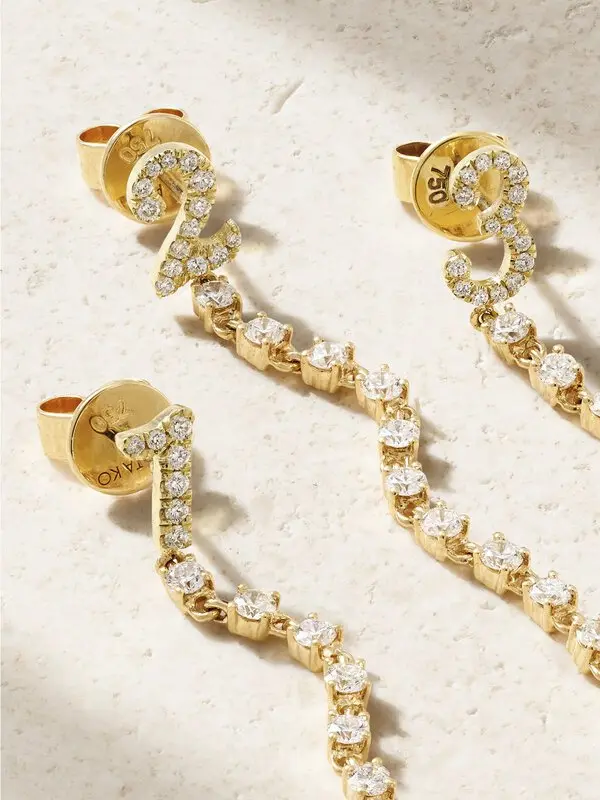 ANITA KO 18-karat Diamond Earring