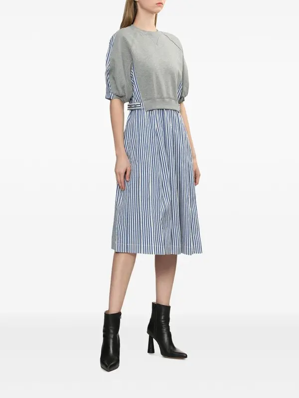 3.1 Phillip Lim Sweatshirt Combo Dress