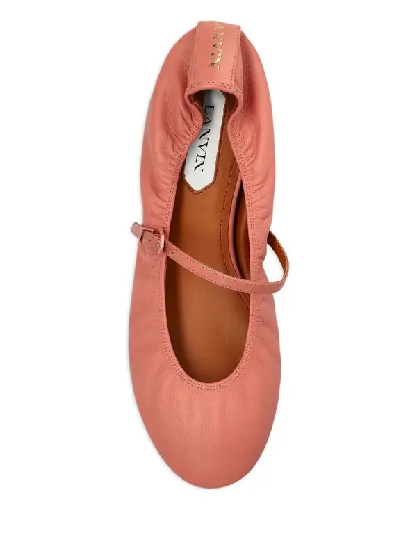 LANVIN Leather Ballerina Flats