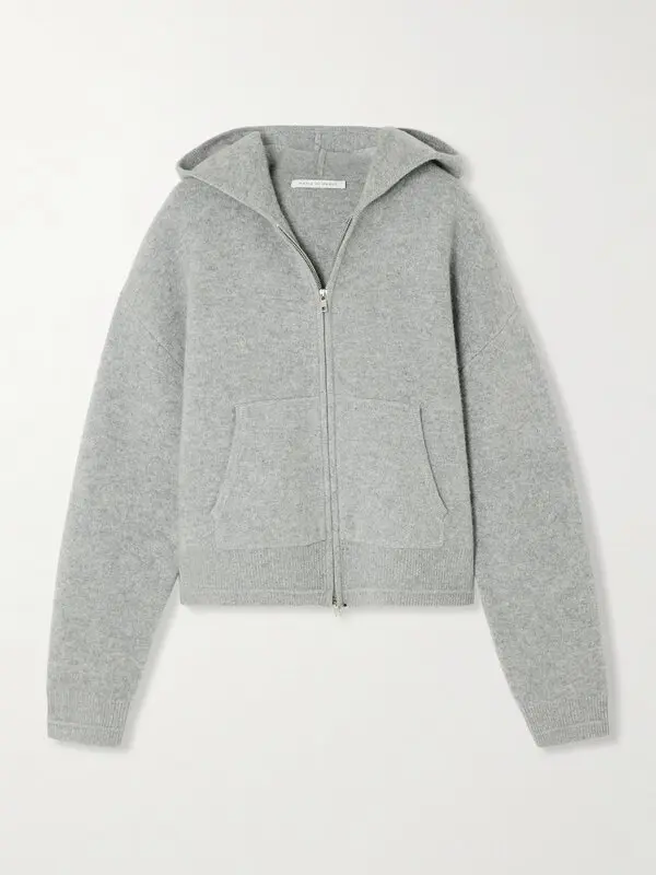 Maria Mcmanus Merino Wool Zip-up Hoodie