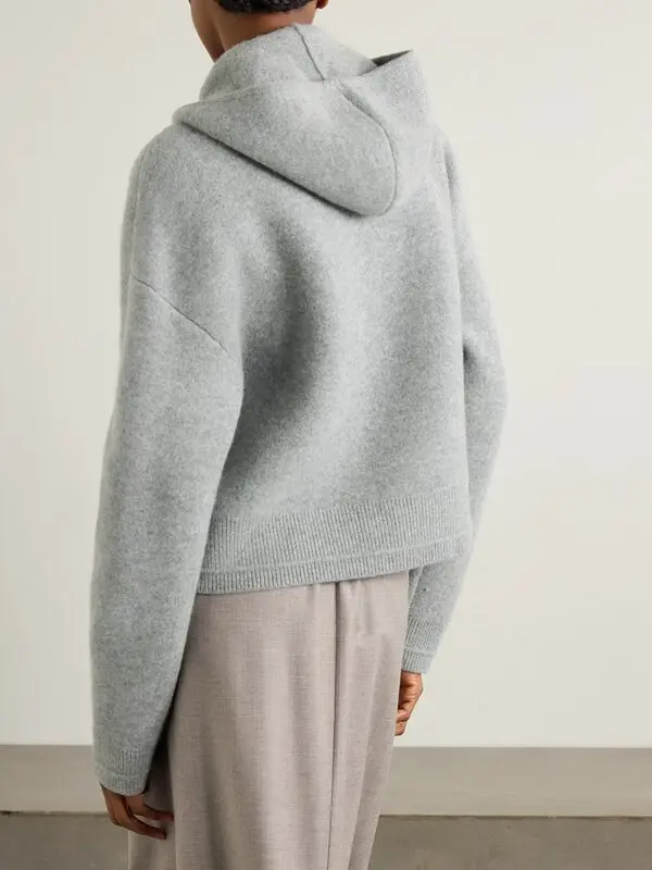 Maria Mcmanus Merino Wool Zip-up Hoodie