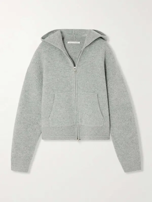Maria Mcmanus Merino Wool Zip-up Hoodie