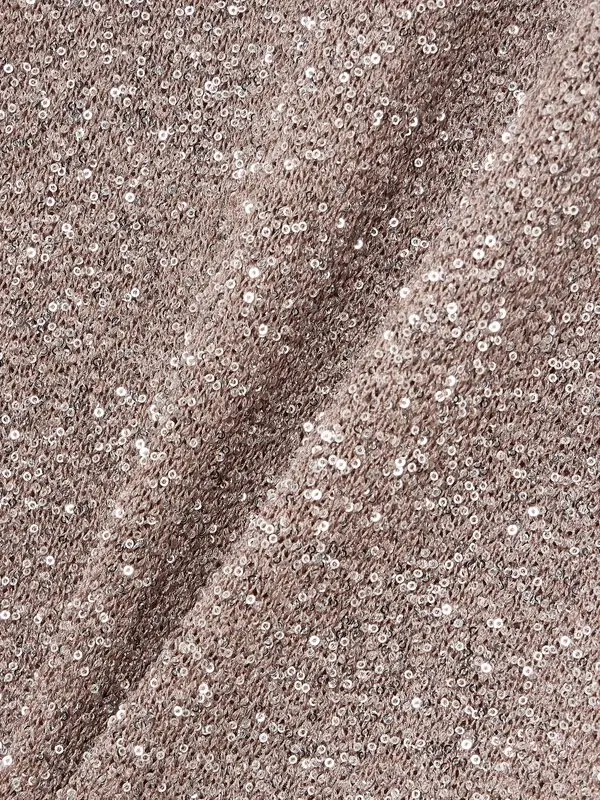 Balenciaga Sequined Knitted Maxi Skirt - Neutrals