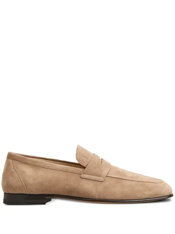 TOD'S Pashmy Leather Loafers - Neutrals