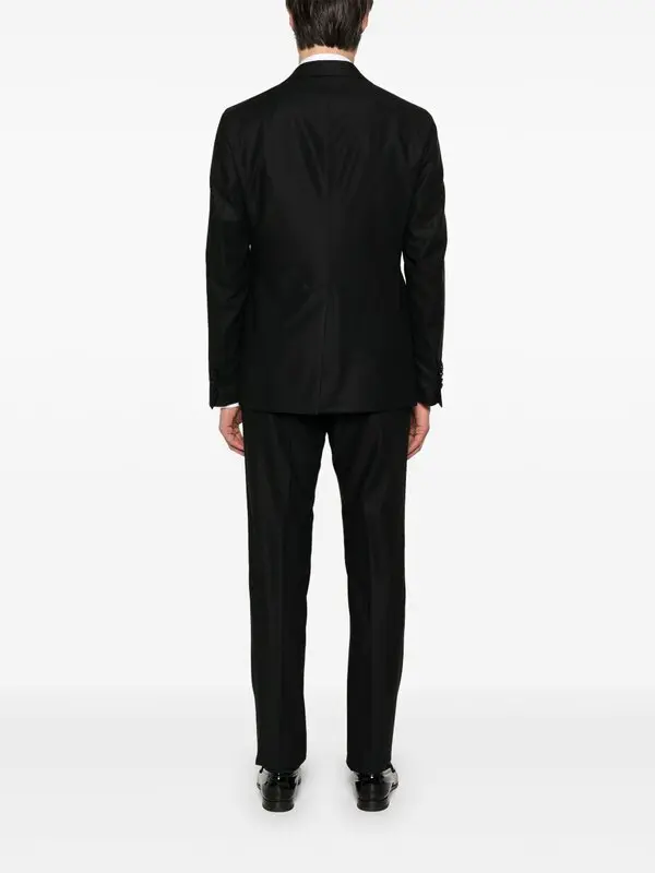 Tagliatore Single-breasted Dinner Suit - Black