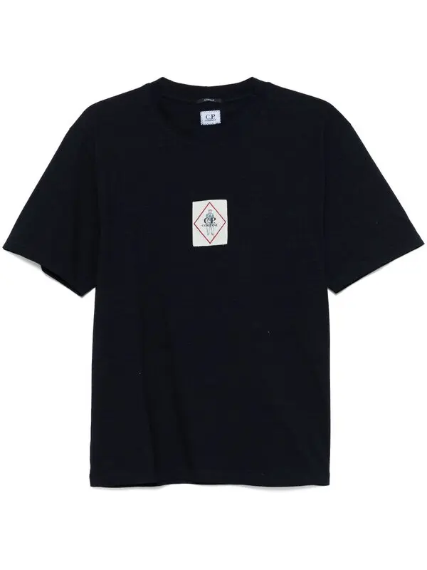 C.P. COMPANY Logo-patch T-shirt