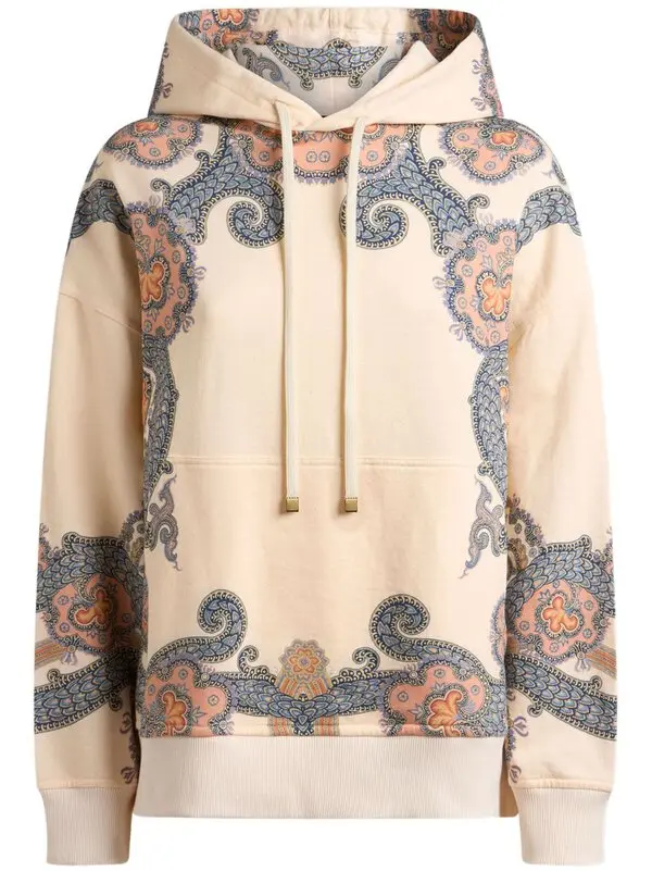 Etro Year Of The Snake Hooded Sweatshirt - Neutrals