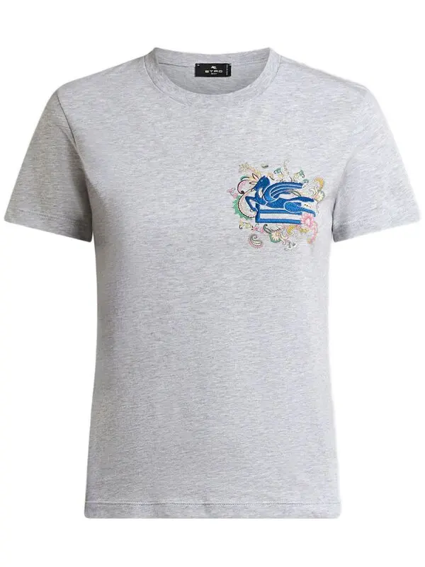 Etro Embroidered Pegaso T-shirt