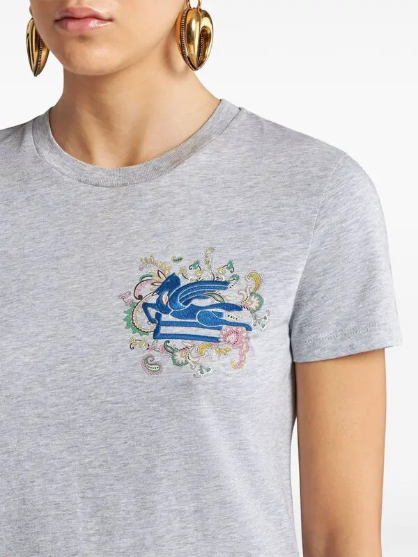 Etro Embroidered Pegaso T-shirt