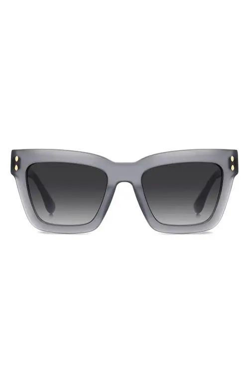 Isabel Marant 53mm Rectangular Sunglasses - Grey/ Dark Grey Sf