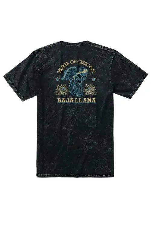 BAJA LLAMA Bad Decisionsprimo Graphic Tee