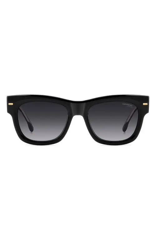 Carrera Eyewear 53mm Gradient Square Sunglasses - Black/ Dark Grey Sf