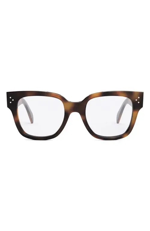 Celine Bold 3 Dots Butterfly Eyeglasses - Blonde Havana