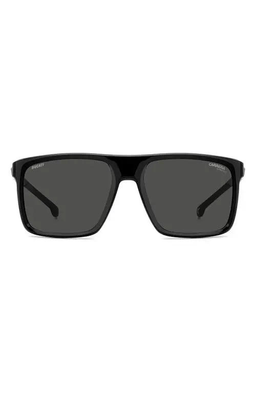 Carrera Eyewear X Ducati Rectangular Sunglasses - Black/ Grey