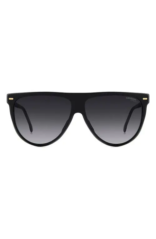 Carrera Eyewear 60mm Flat Top Sunglasses - Black/ Dark Grey Sf