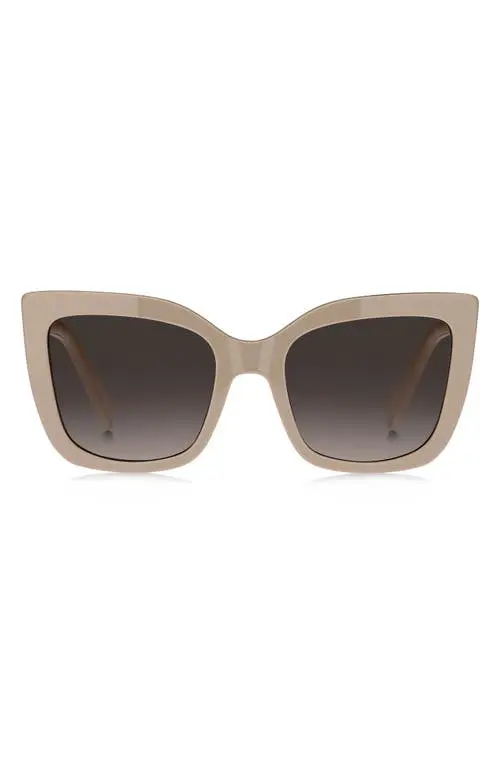 Marc Jacobs 54mm Cat Eye Sunglasses - Beige/ Brown