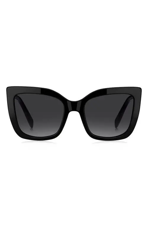 Marc Jacobs 54mm Cat Eye Sunglasses - Black/dark Grey