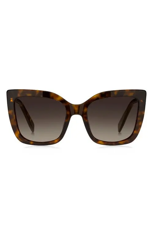 Marc Jacobs 54mm Cat Eye Sunglasses - Havana/ Brown