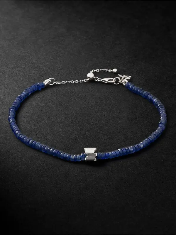 SUZANNE KALAN Infinite Sapphire Beaded Bracelet - Blue