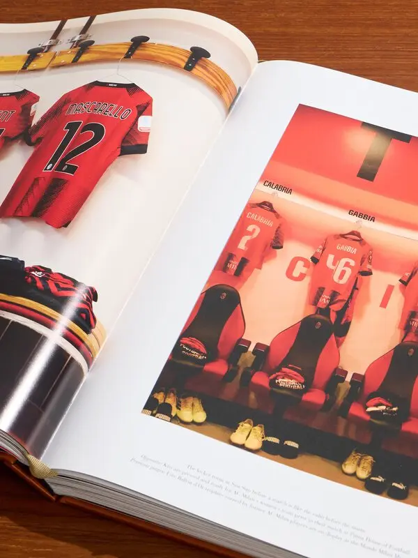 Assouline Ac Milan Edition Hardcover Book - Brown