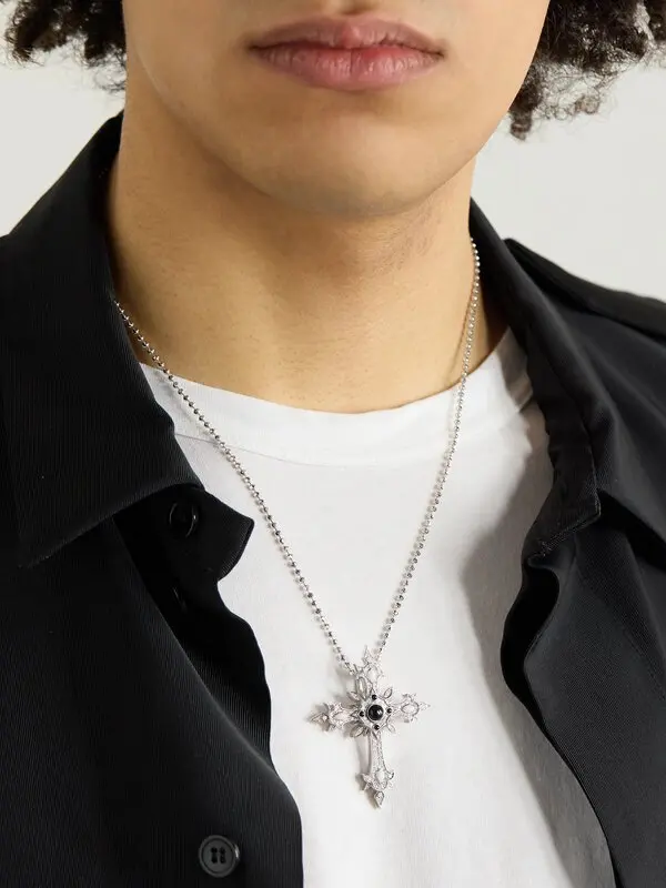 ALEX MOSS NEW YORK Heir Cross Pendant - Silver