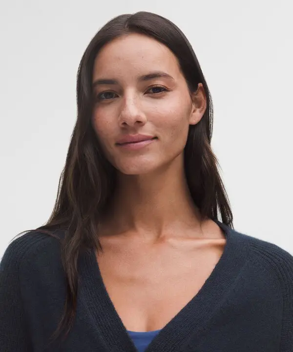 Lululemon Slim-fit Cashmere Cardigan