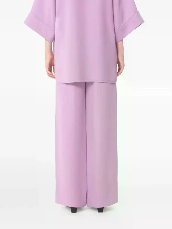 Valentino Garavani Cady Couture Trousers - Purple