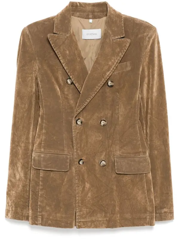 Max Mara Flocked Blazer