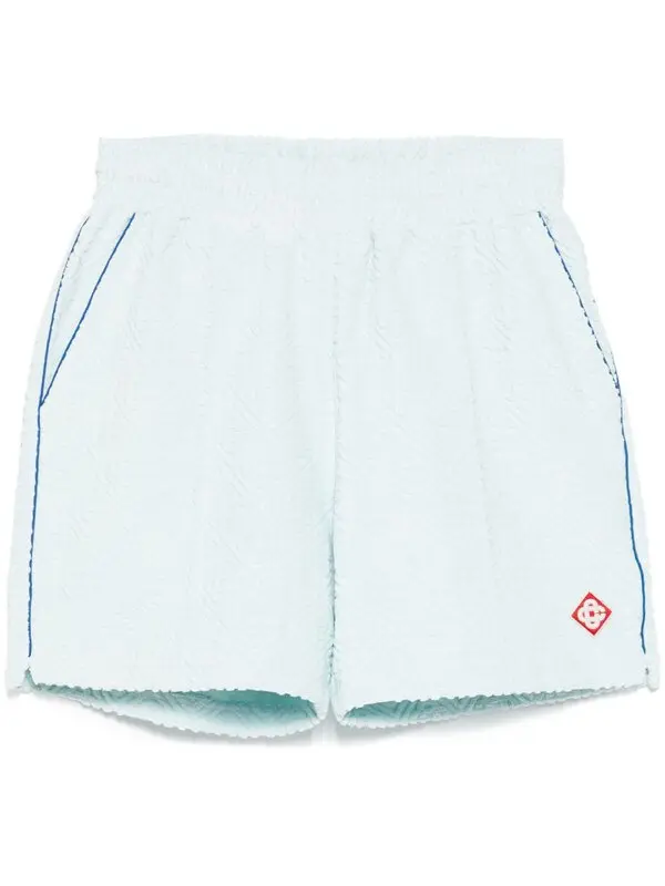 Casablanca Logo Patched Short - Blue