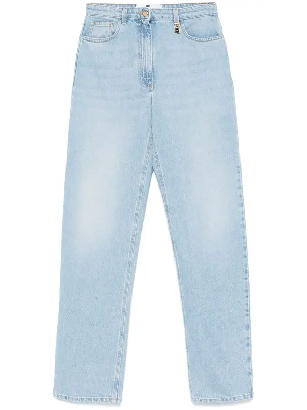 Elisabetta Franchi Padlock-detail Jeans - Blue