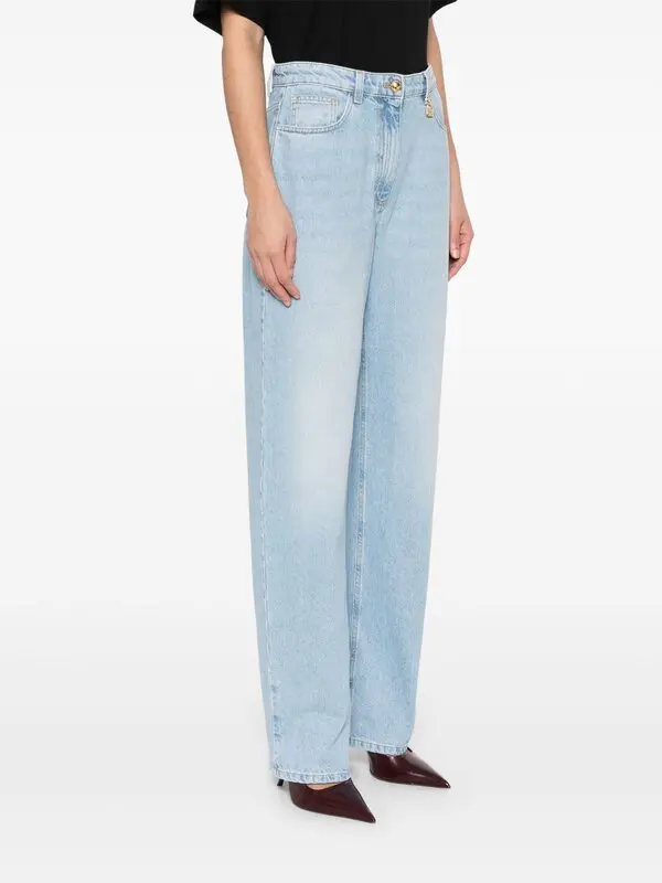 Elisabetta Franchi Padlock-detail Jeans - Blue