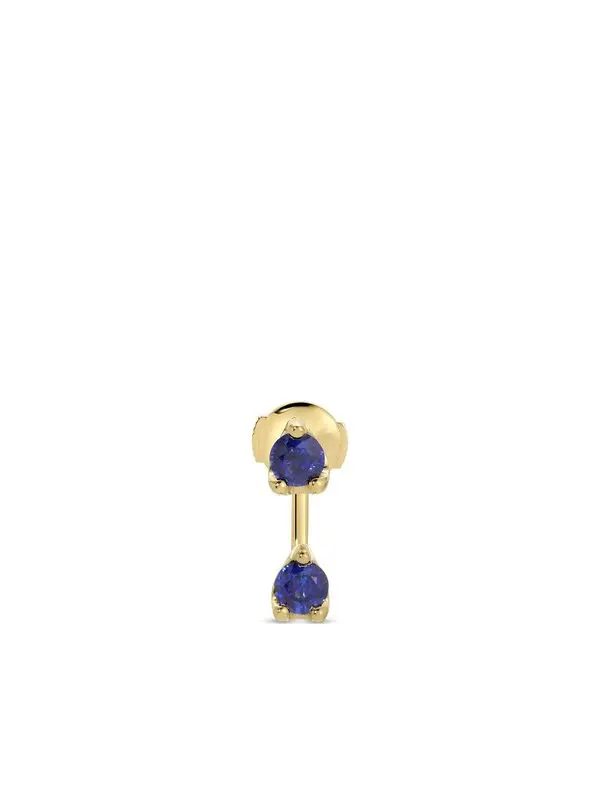 ANITA KO 18k Yellow Orbit Sapphire Single Earring - Gold