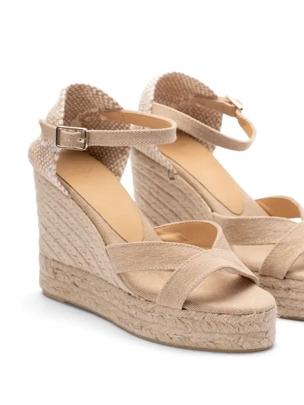 CastaÑer Bruna Espadrille Wedges - Neutrals