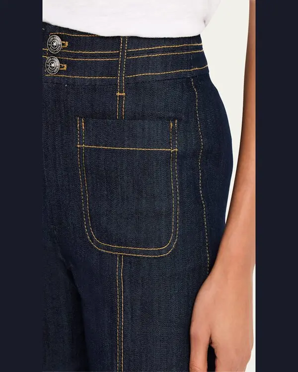 Cinq À Sept Dorothea Wide-leg Jeans - Indigo