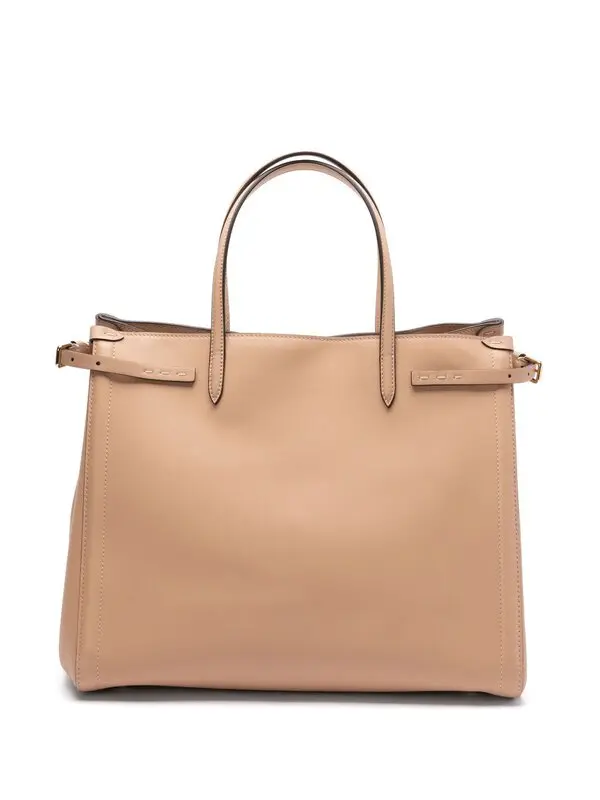 Valentino Garavani Leather Tote Bag - Neutrals