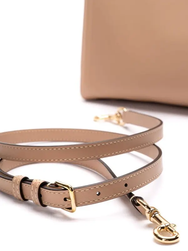 Valentino Garavani Leather Tote Bag - Neutrals