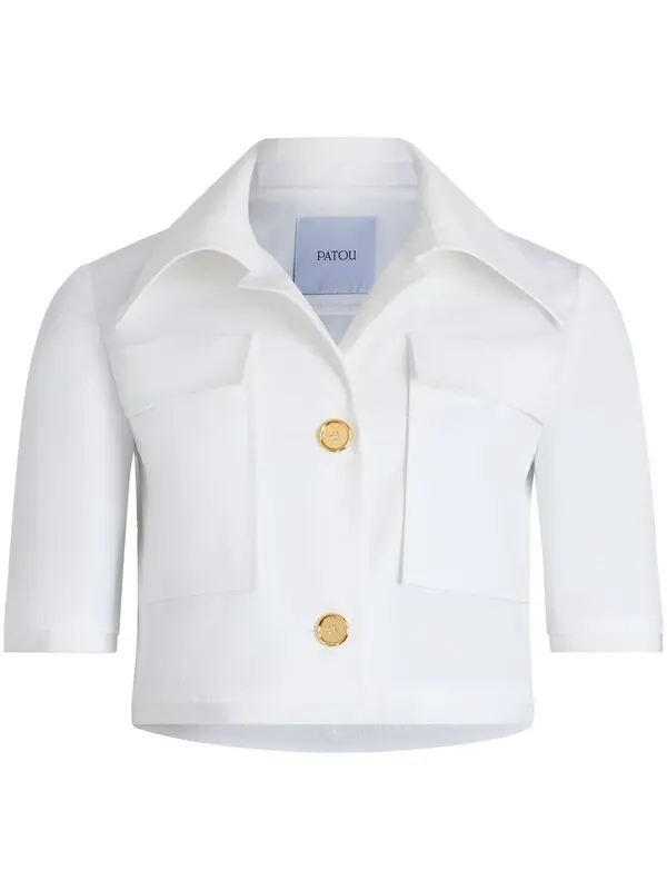 Patou Cropped Jacket - White