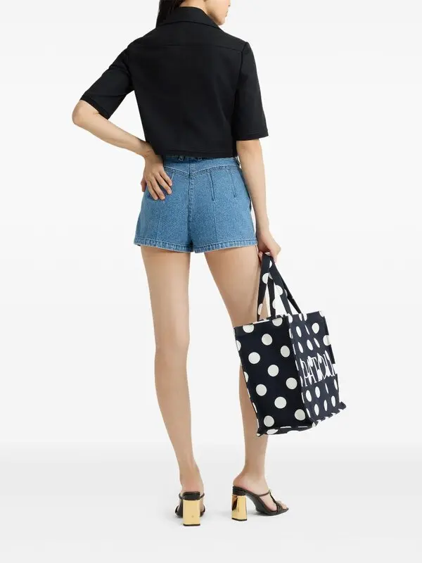 PATOU Cropped Jacket - Black