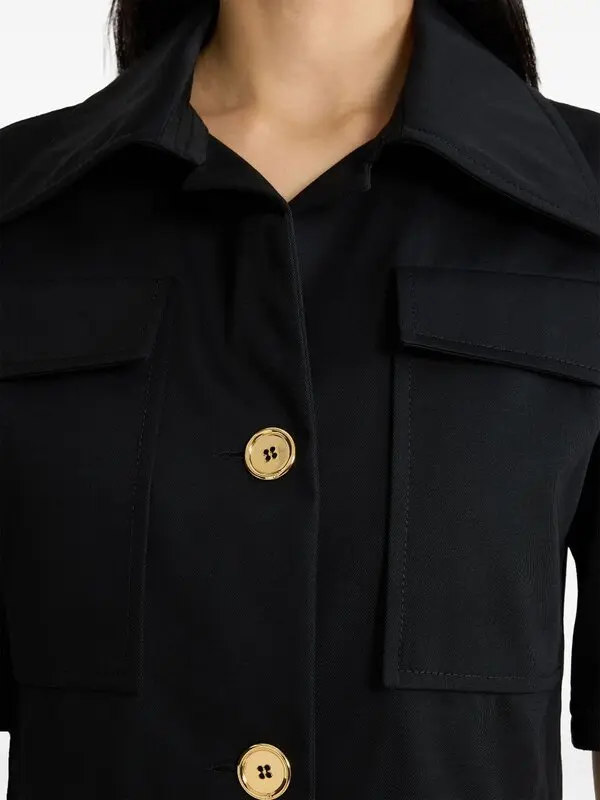 PATOU Cropped Jacket - Black