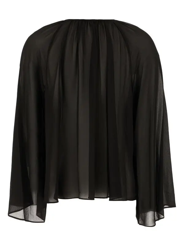 Michael Kors Georgette V-neck Blouse