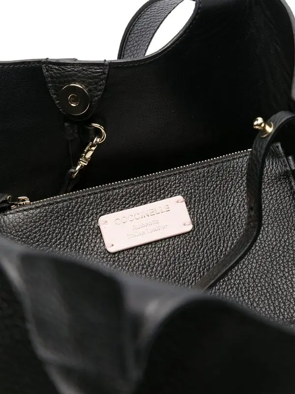 COCCINELLE Leather Tote Bag - Black