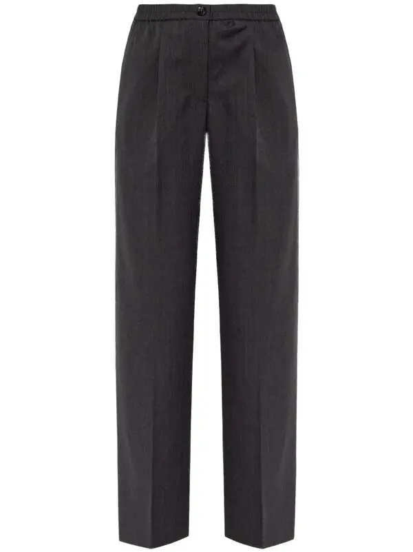 SAMSOE SAMSOE Straight-leg Trousers - Black